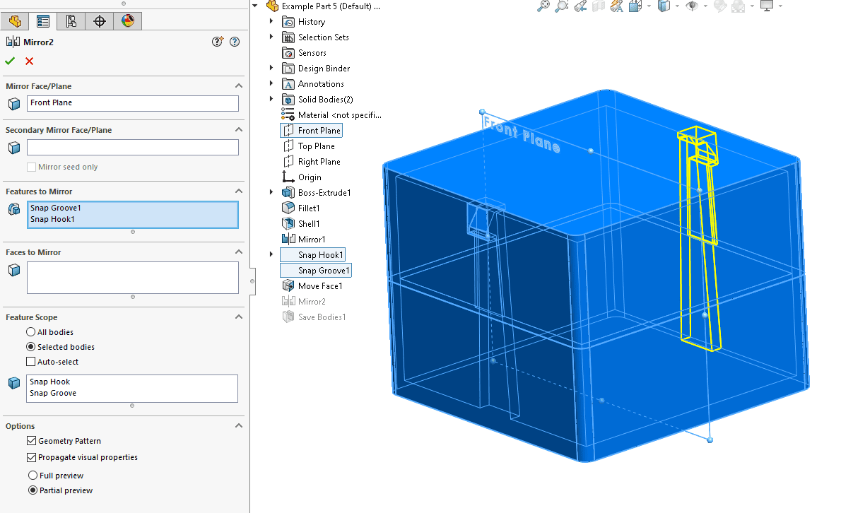 Get Snappy with Snap Hook Fastening Feature in SOLIDWORKS