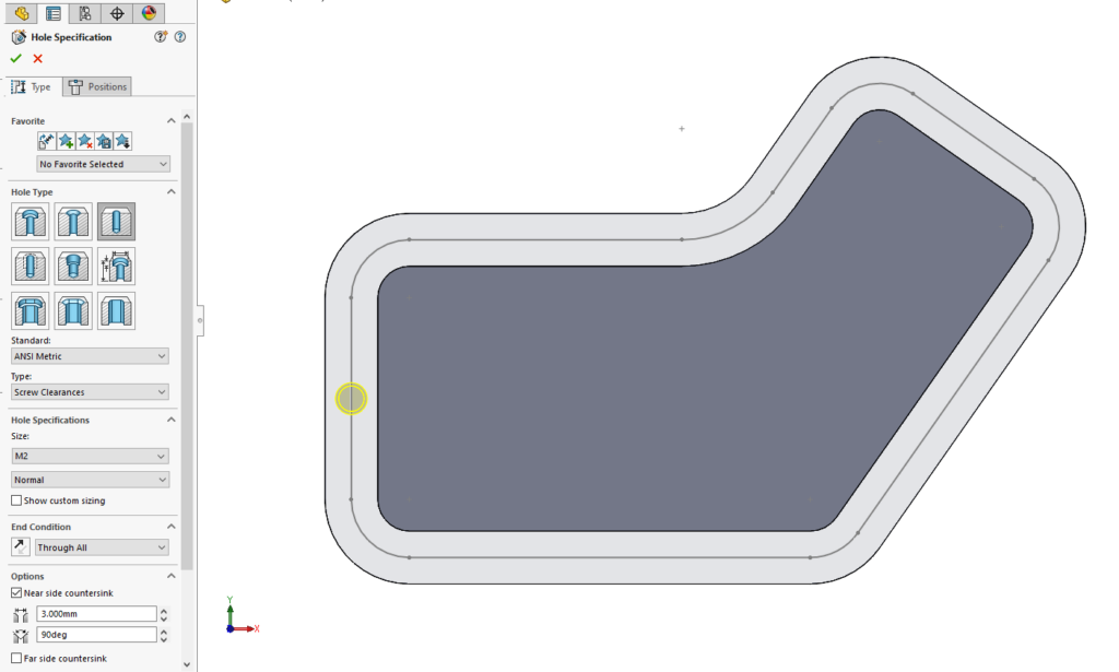 SOLIDWORKS: Hole Pattern Spacing With Equations
