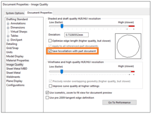 Maximizing Save Performance and File Size with SOLIDWORKS ...